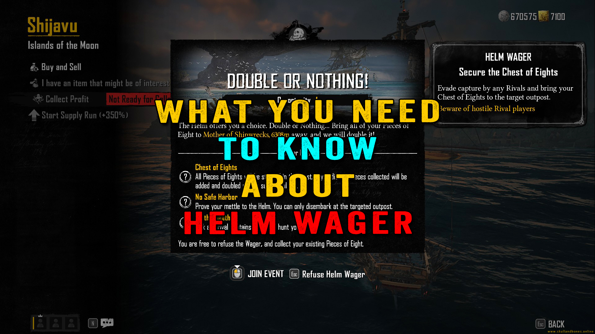 Helm Wager - Skull and Bones Online