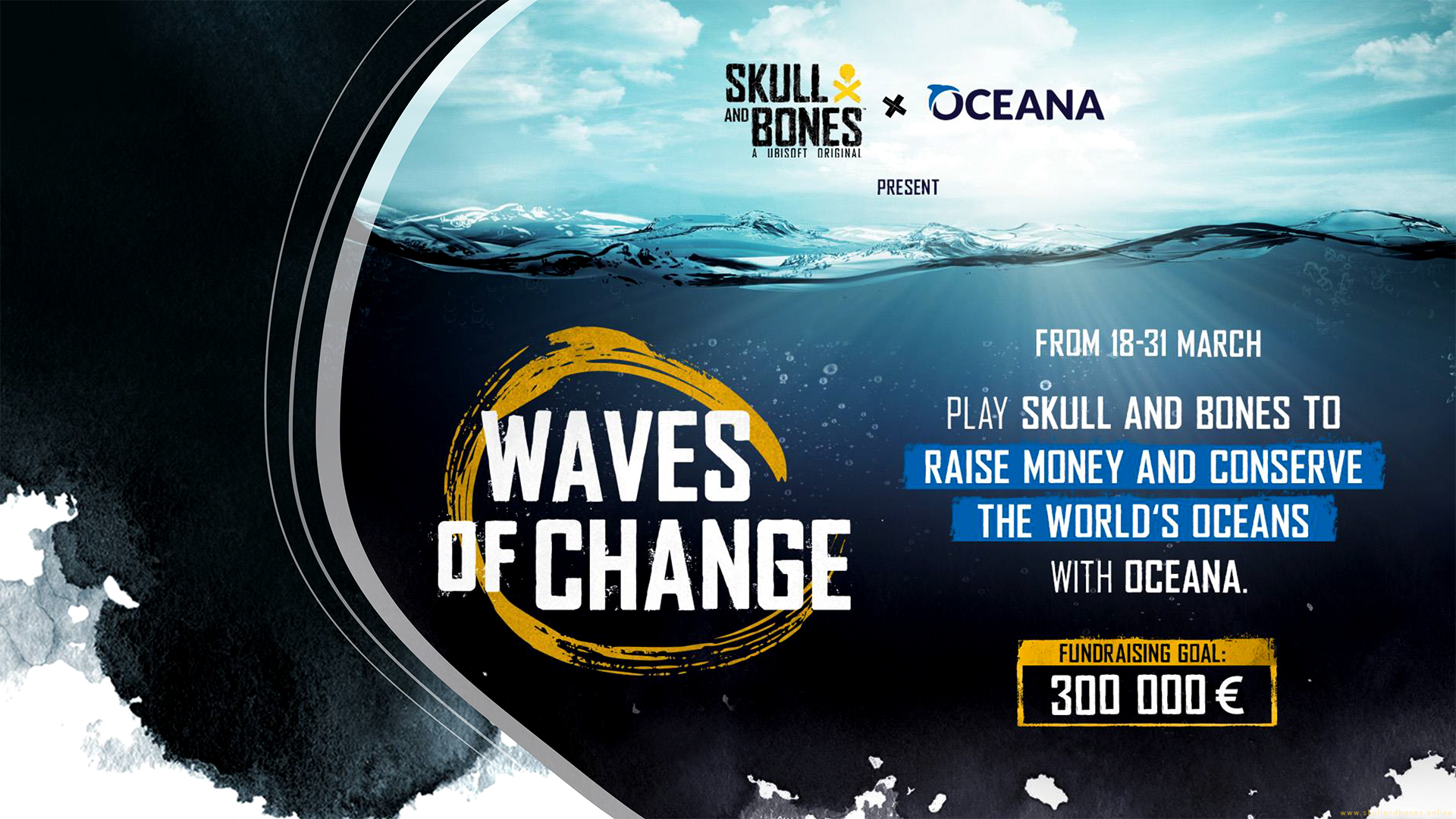WAVES of CHANGE - Raise money and conserve the world's oceans - Skull ...
